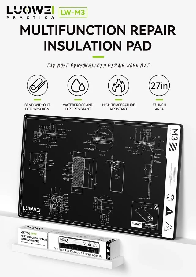 LUOWEI LW-M3 แผ่นรองซ่อมทนความร้อน – champ samutprakan
