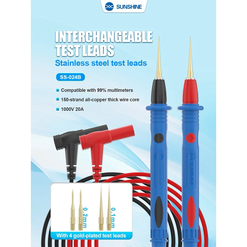 SUNSHINE SS-024B สายมิเตอร์เปลี่ยนปลายได้ – champ samutprakan